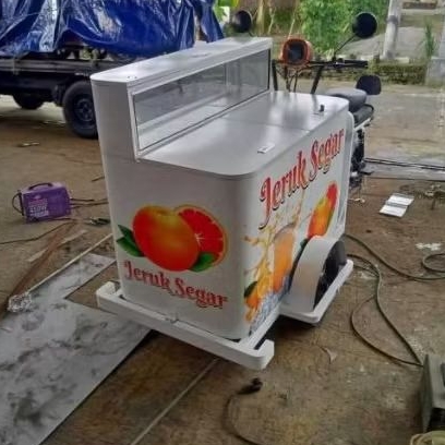 Jual gerobak jus buah sepeda listrik keliling | Shopee Indonesia