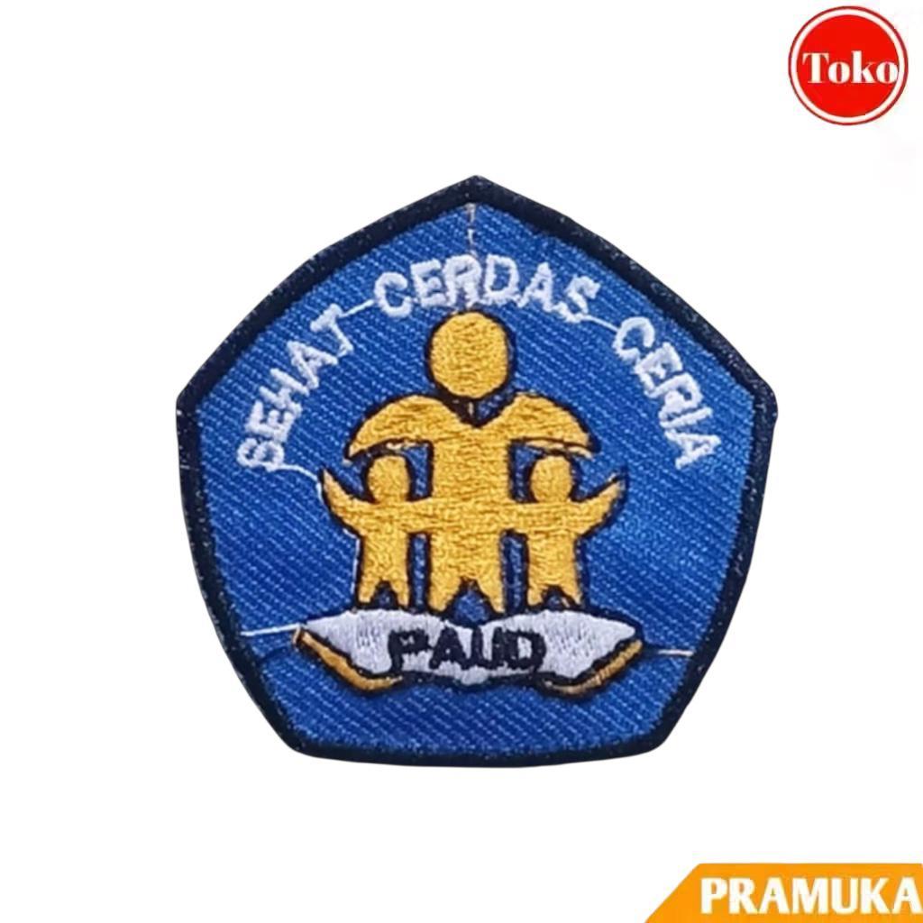 Jual Badge PAUD Bordir / Logo Sekolah PAUD Bordir / Bed Paud Bordir ...