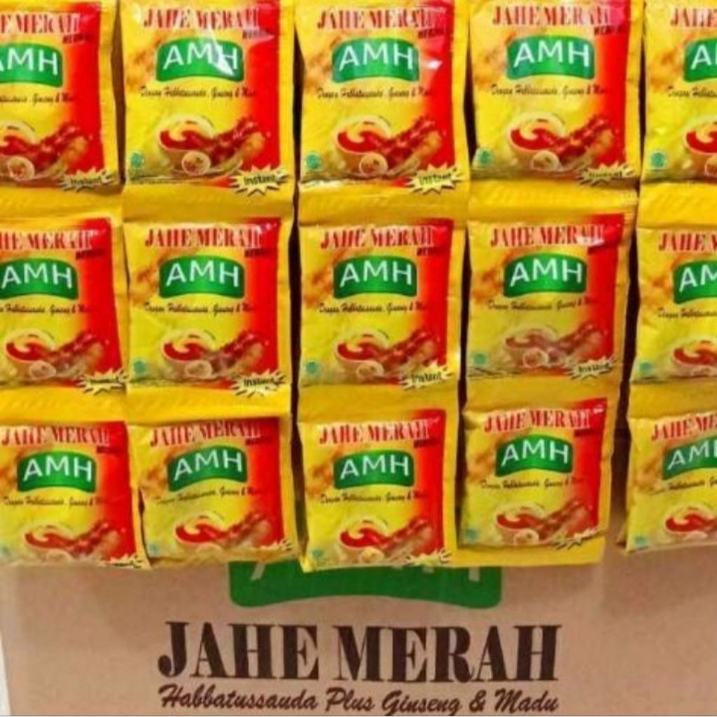 Jual JAHE MERAH AMH 1 Dus isi 20 Renteng (200Sachets) | Shopee Indonesia