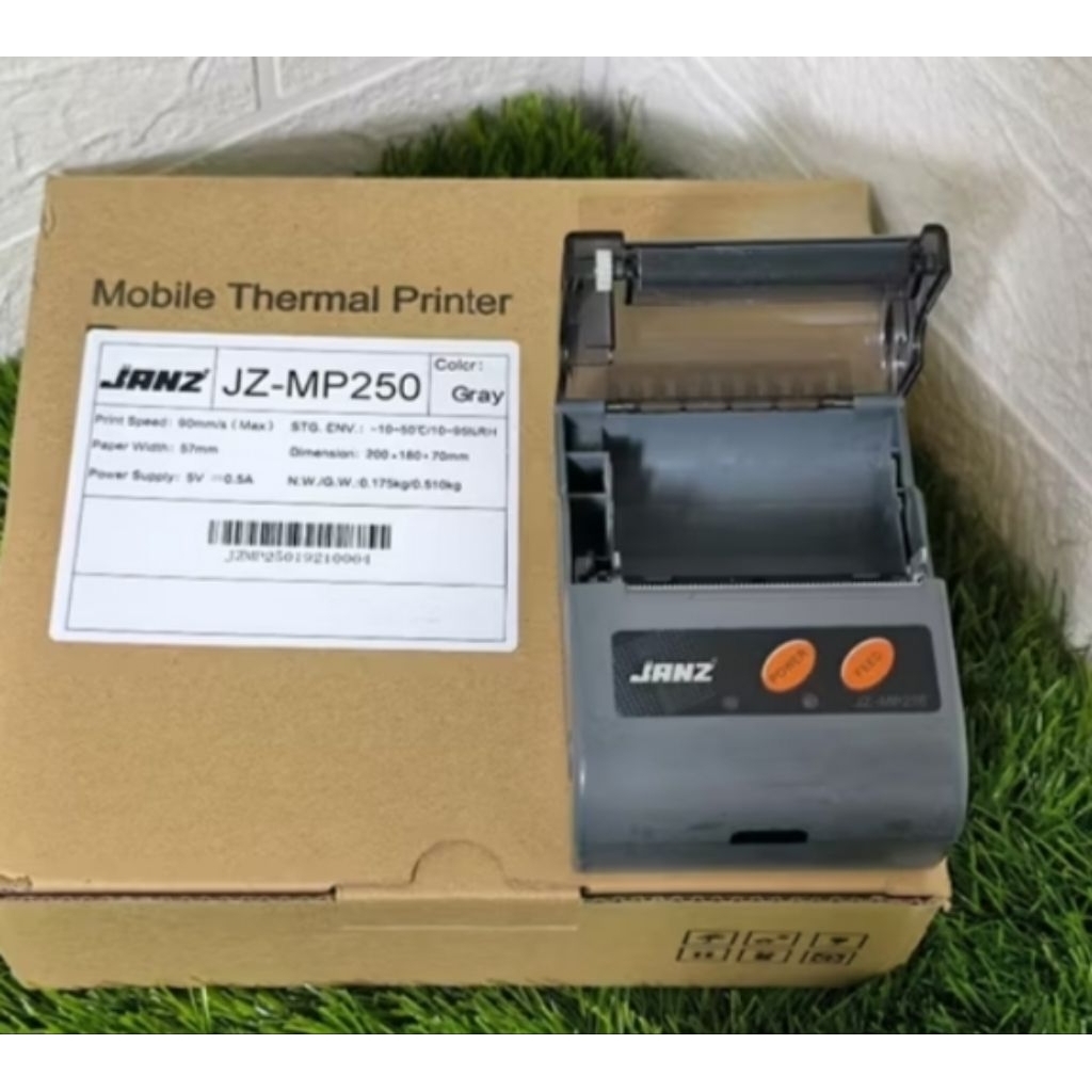 Jual Printer thermal bluetooth JANZ Model : jz -mp 250 / ukuran kertas ...