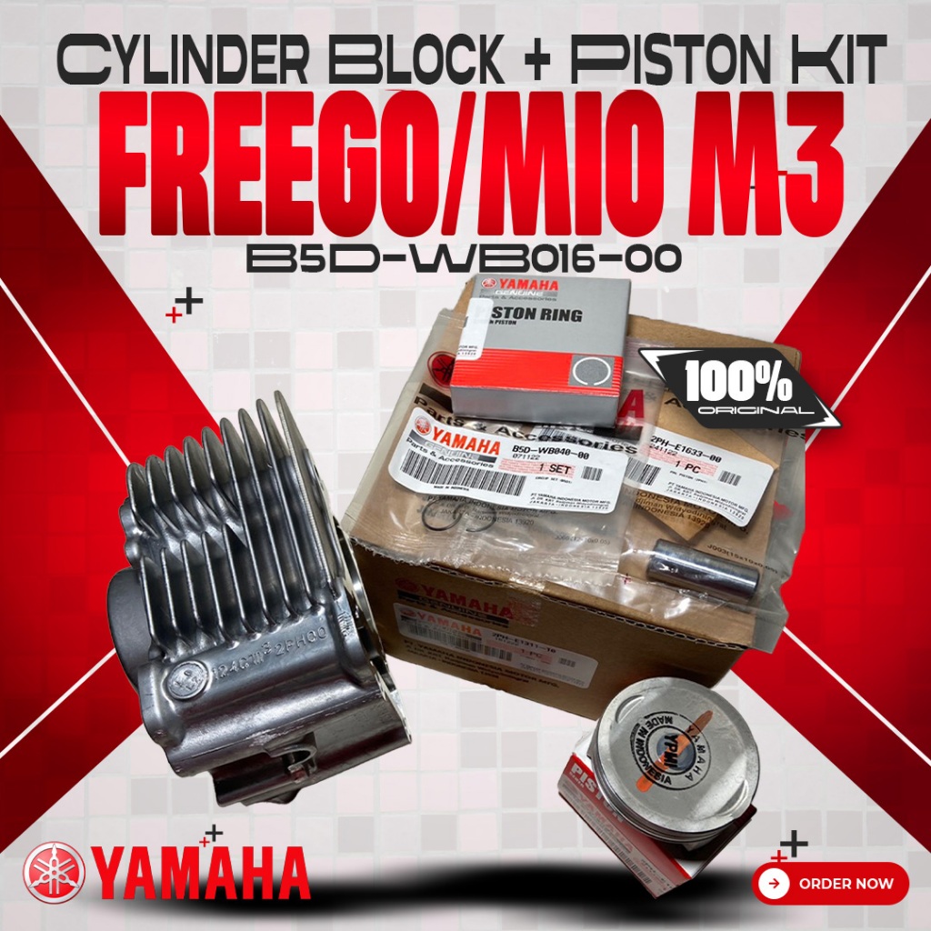 Jual CYLINDER BLOCK BLOK SEHER PORING BORING + PISTON KIT KOMPLIT SET ...