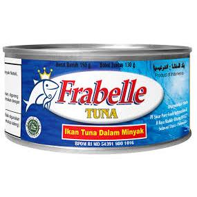 Jual FRABELLE Tuna kaleng 180gr / Chunk / Ikan Tuna dalam Minyak ...