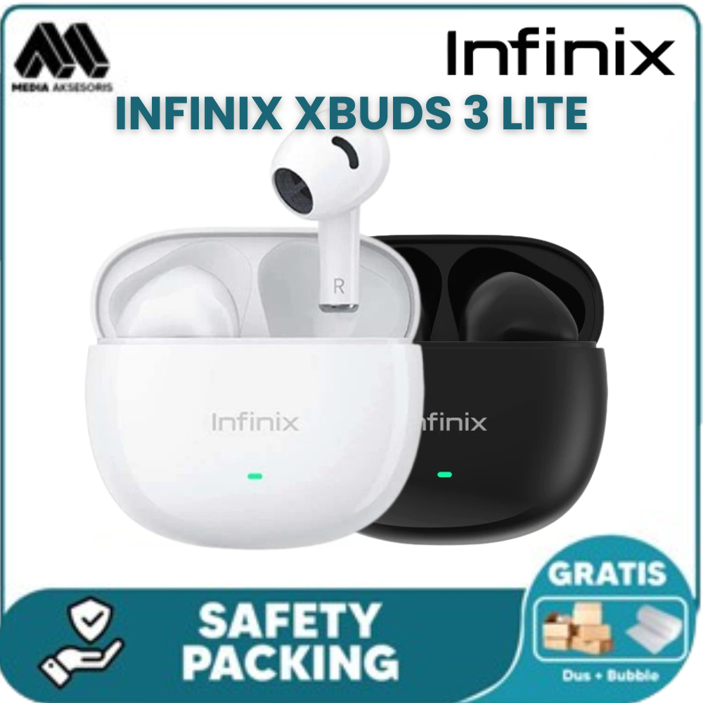 Jual Infinix Xbuds 3 Lite – TWS Earbuds, Suara HD, Bluetooth 5.3, Tahan ...