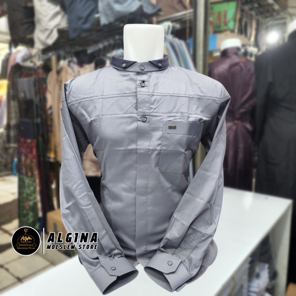 Jual Kemko Al Wafa Warna Lengan Panjang Manset (Kemeja Koko) Al Wafa ...