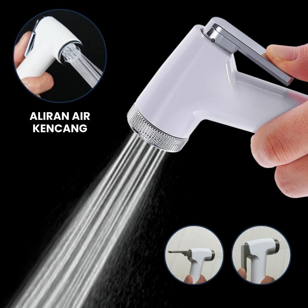 Jual Jet Shower Kloset Toilet Closet Cebok WC Semprotan Duduk Kamar ...