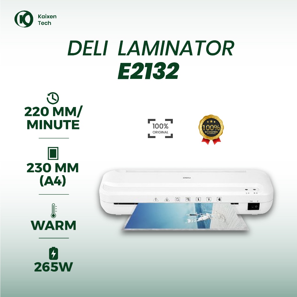 Jual Mesin Laminating Deli Laminator Dokumen Foto A4 Portable ...