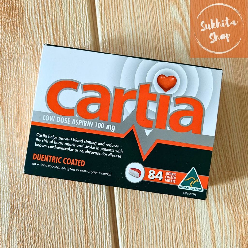 Jual Cartia 100mg 84 Tablets – Low Dose Aspirin dengan Duentric Coating ...