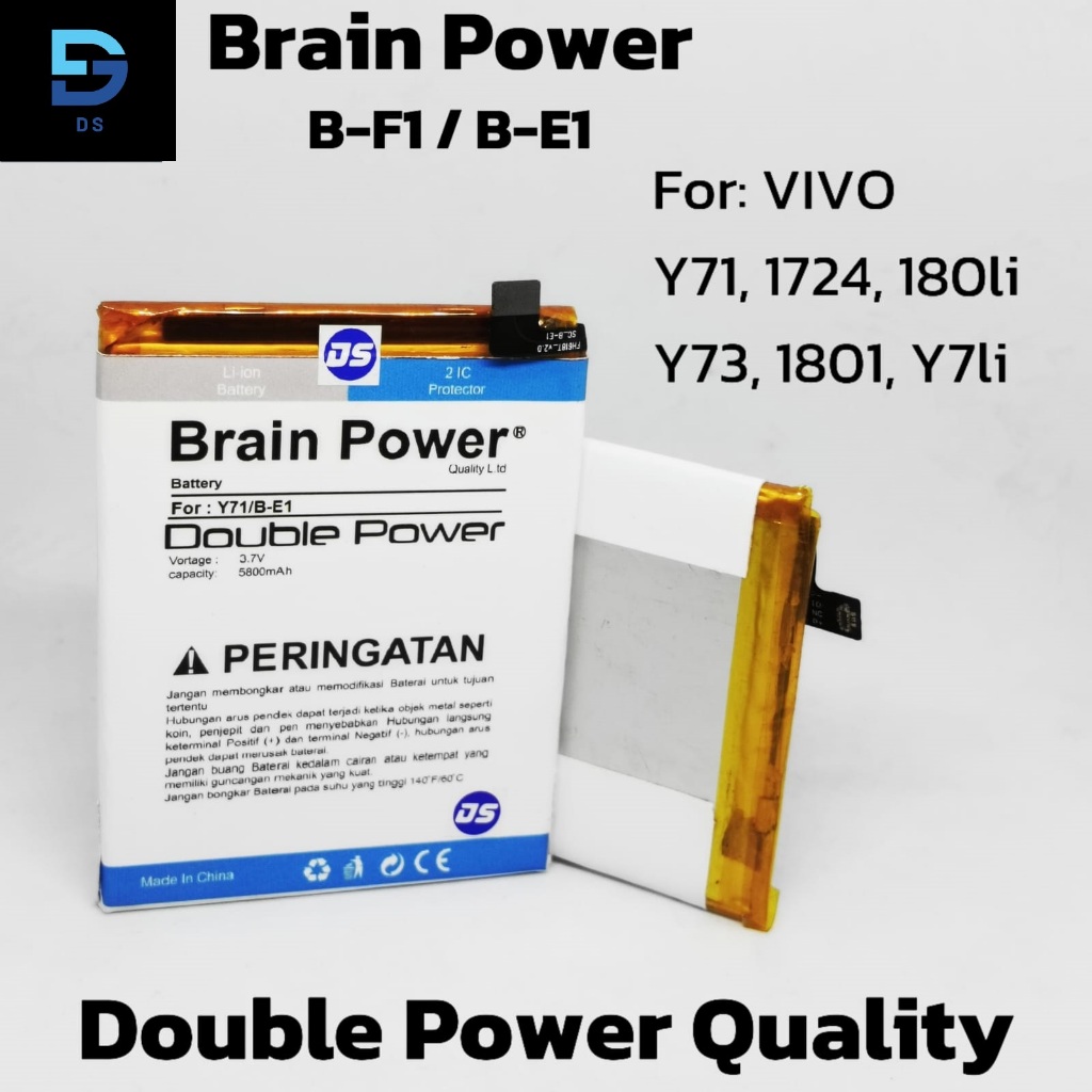 Jual B-E1 Baterai HP VIVO Y71 1724 - Y73 1801 BE1 Original DOUBLE POWER ...