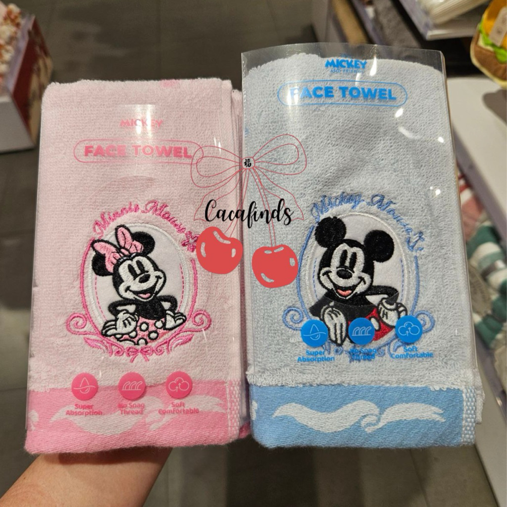 Jual OHSOME x Disney‼️Face Towel / Handuk Muka Disney Mickey Mouse ...