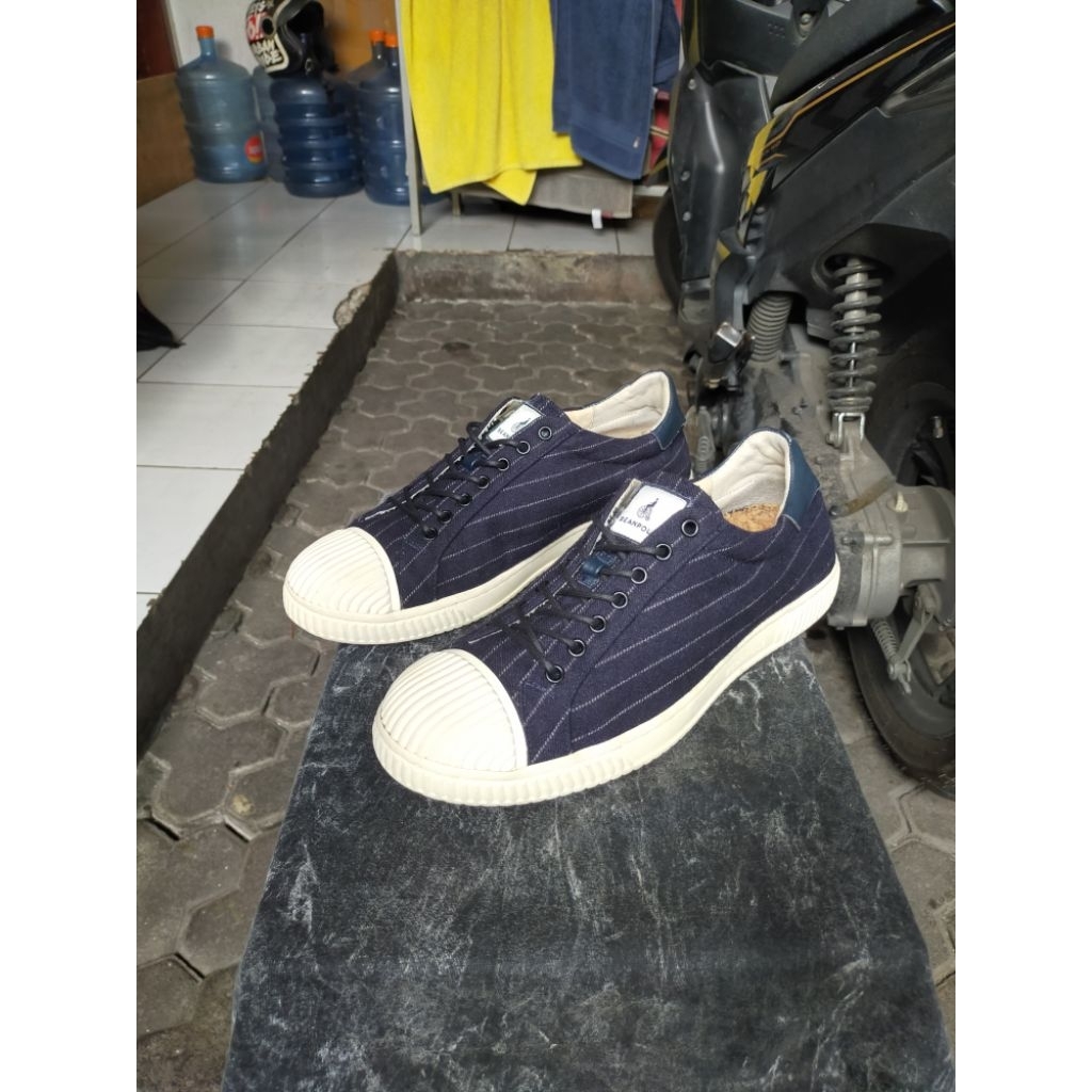 Jual Beanpole Vulcanised Shoes Navy Blue Wool (Novesta Visvim Veja GGDB ...