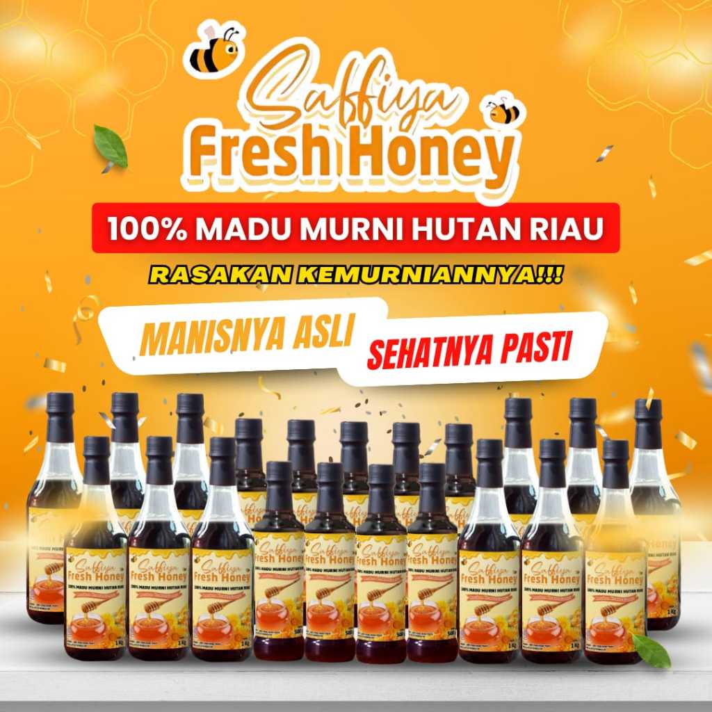 Jual SAFFIYA FRESH HONEY Madu Murni Hutan Riau 100% Asli Madu Saffiya ...