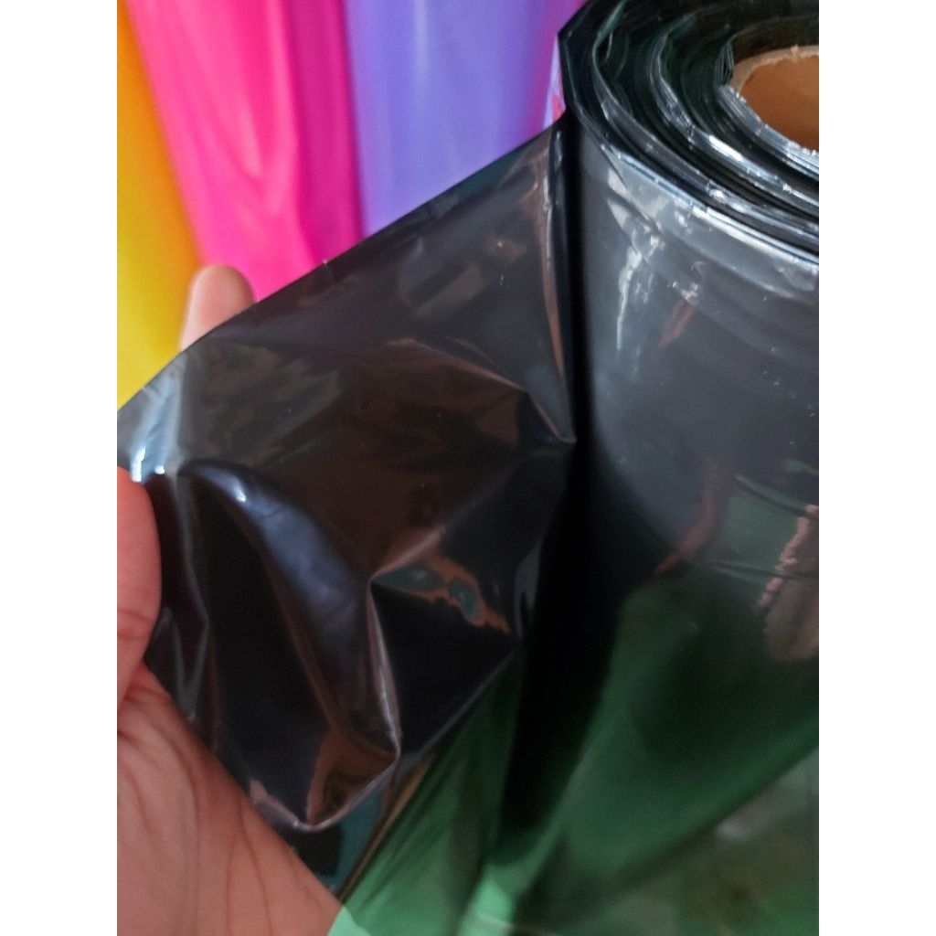 Jual plastik layangan mengkilap warna HITAM tebal 45 micron harga per ...