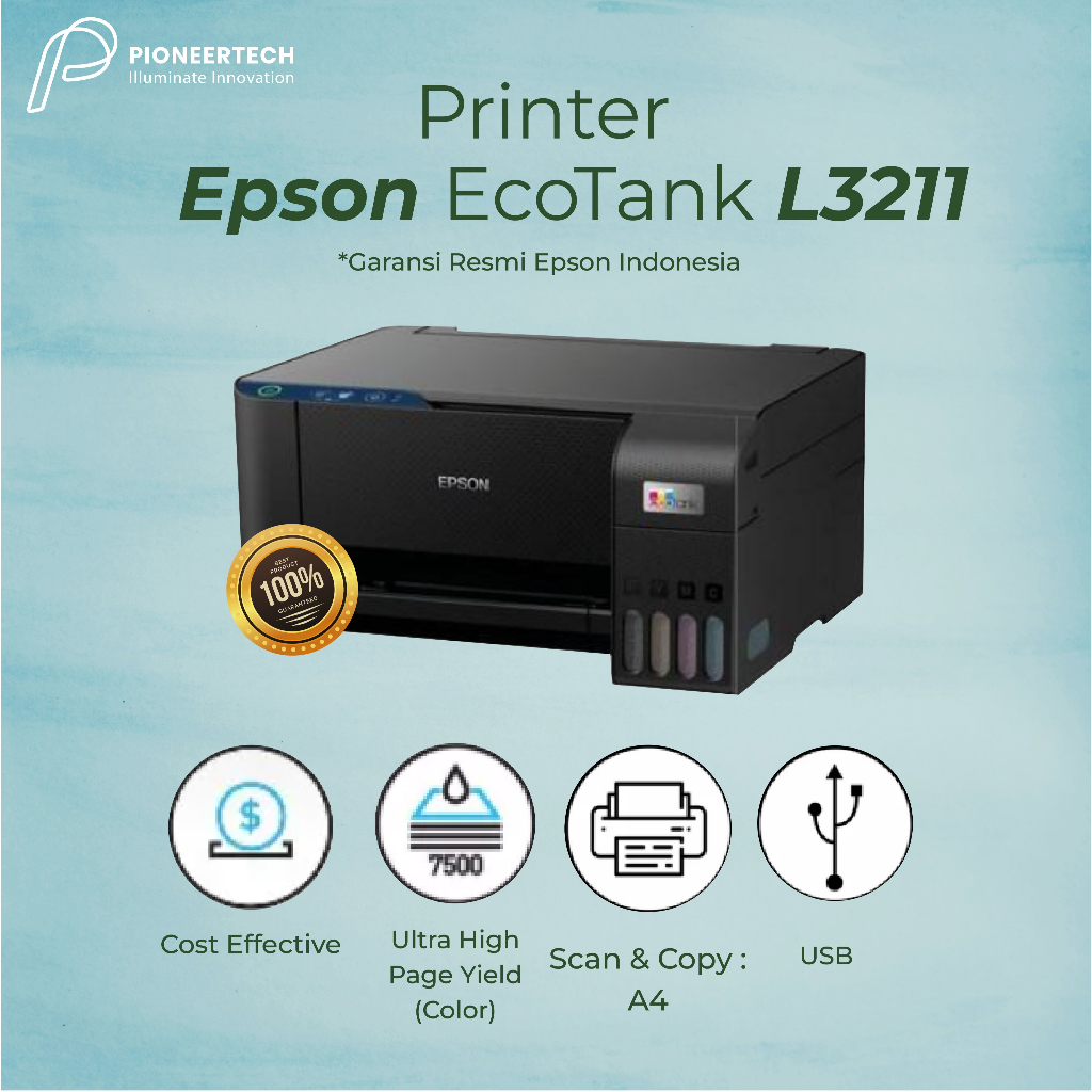 Jual Printer Epson L3211 All In One TKDN - All-in-One (Print, Scan ...
