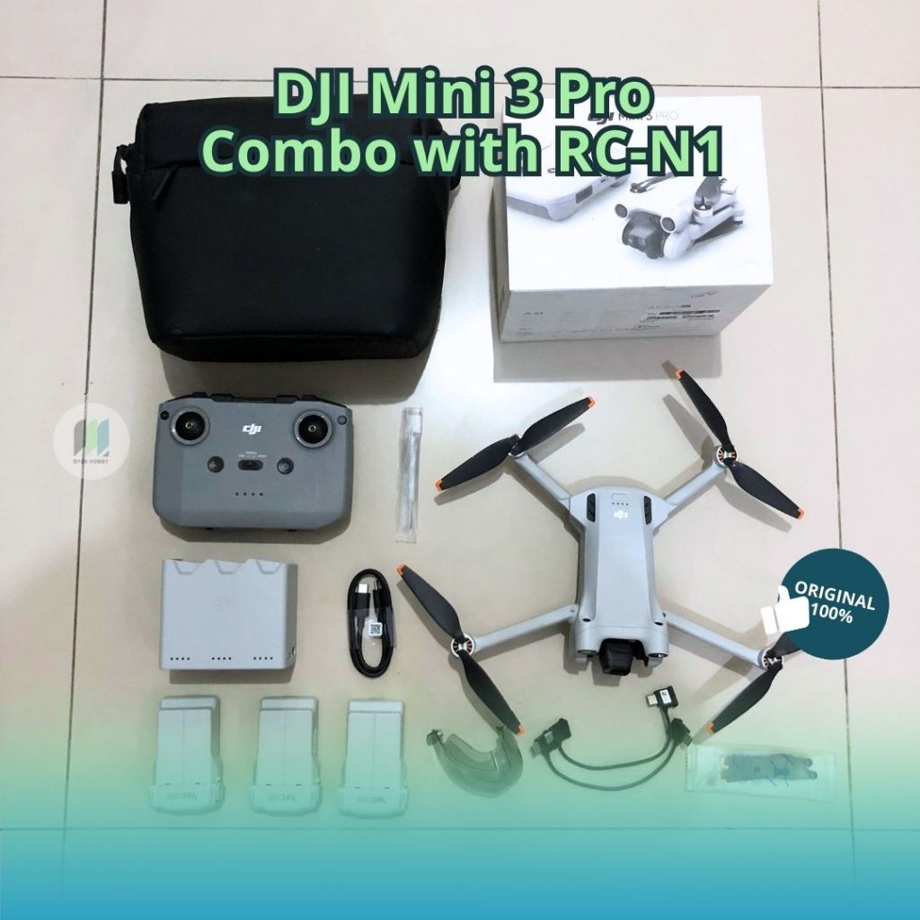 Jual DJI Mini 3 Pro Combo Fly More Kit (Drone 4K Portrait Camera ...