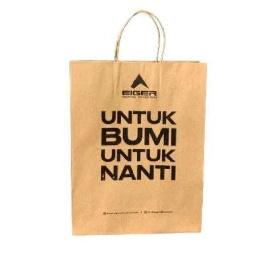 Jual Paper Bag Eiger Green Brown (980000019) | Shopee Indonesia