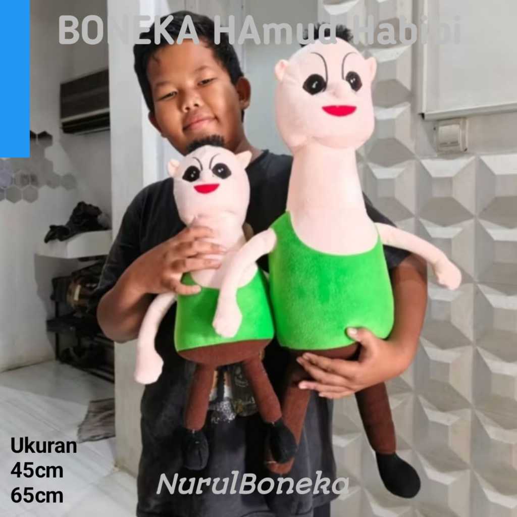 Jual Boneka Viral Hamud Habibi Karakter hantu tinggi 45cm Terbaru ...