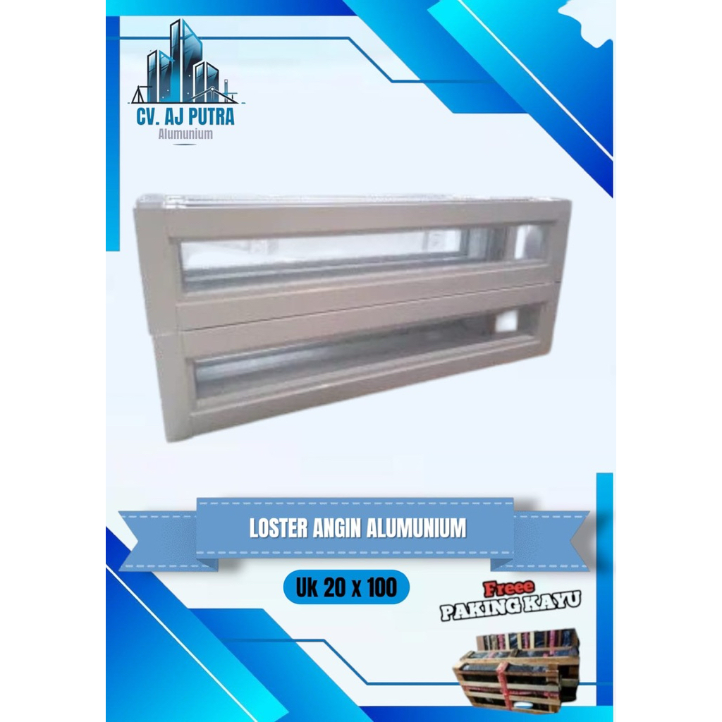 Jual LOSTER/LOBANG ANGIN ALUMUNIUM KACA & JARING | Shopee Indonesia