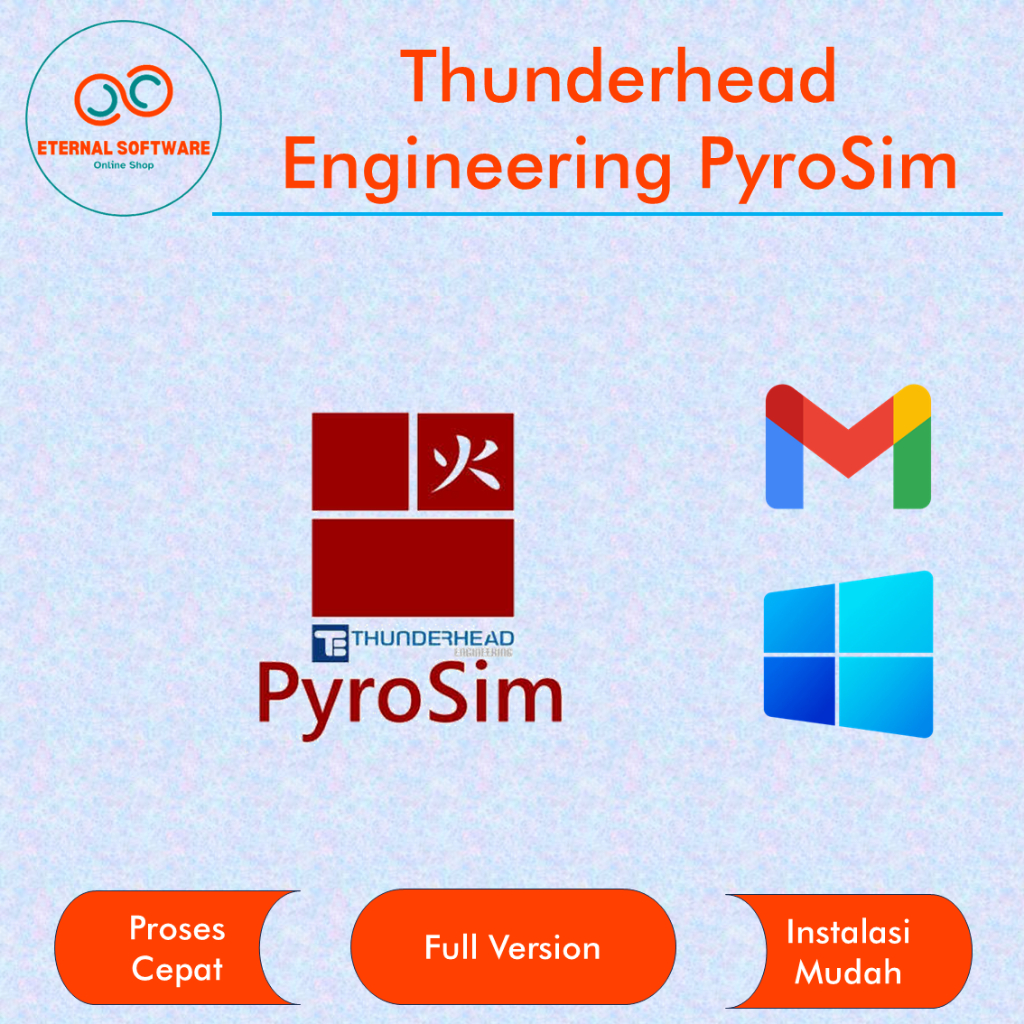 Jual Thunderhead Engineering PyroSim Full Version Software Dynamic Fire ...