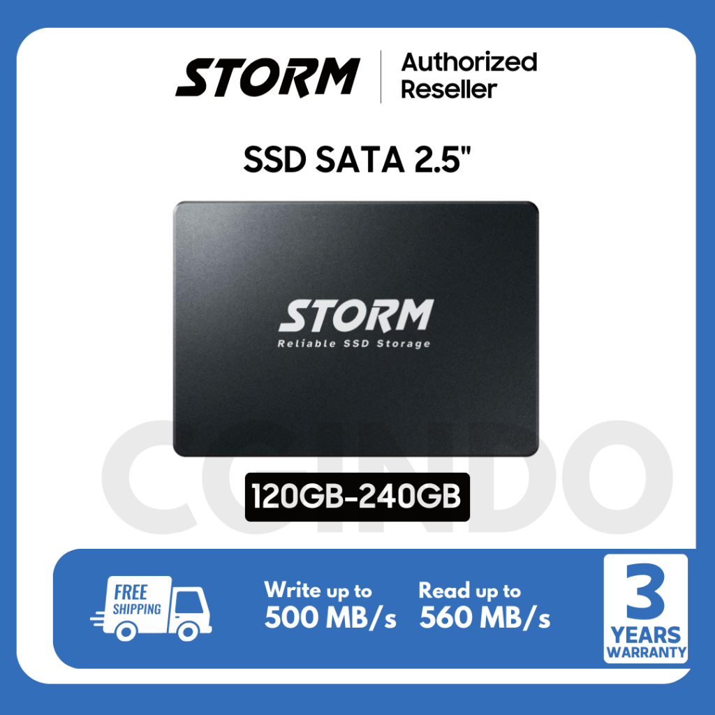 Jual STORM SSD SATA 2.5 Inch 240GB / 120GB 2.5" SSD Internal SATA III ...