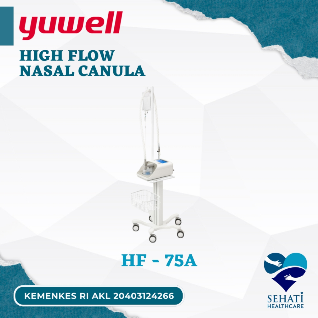 Jual Yuwell High Flow Nasal Canula HF-75A HFNC Alat Mesin Terapi ...