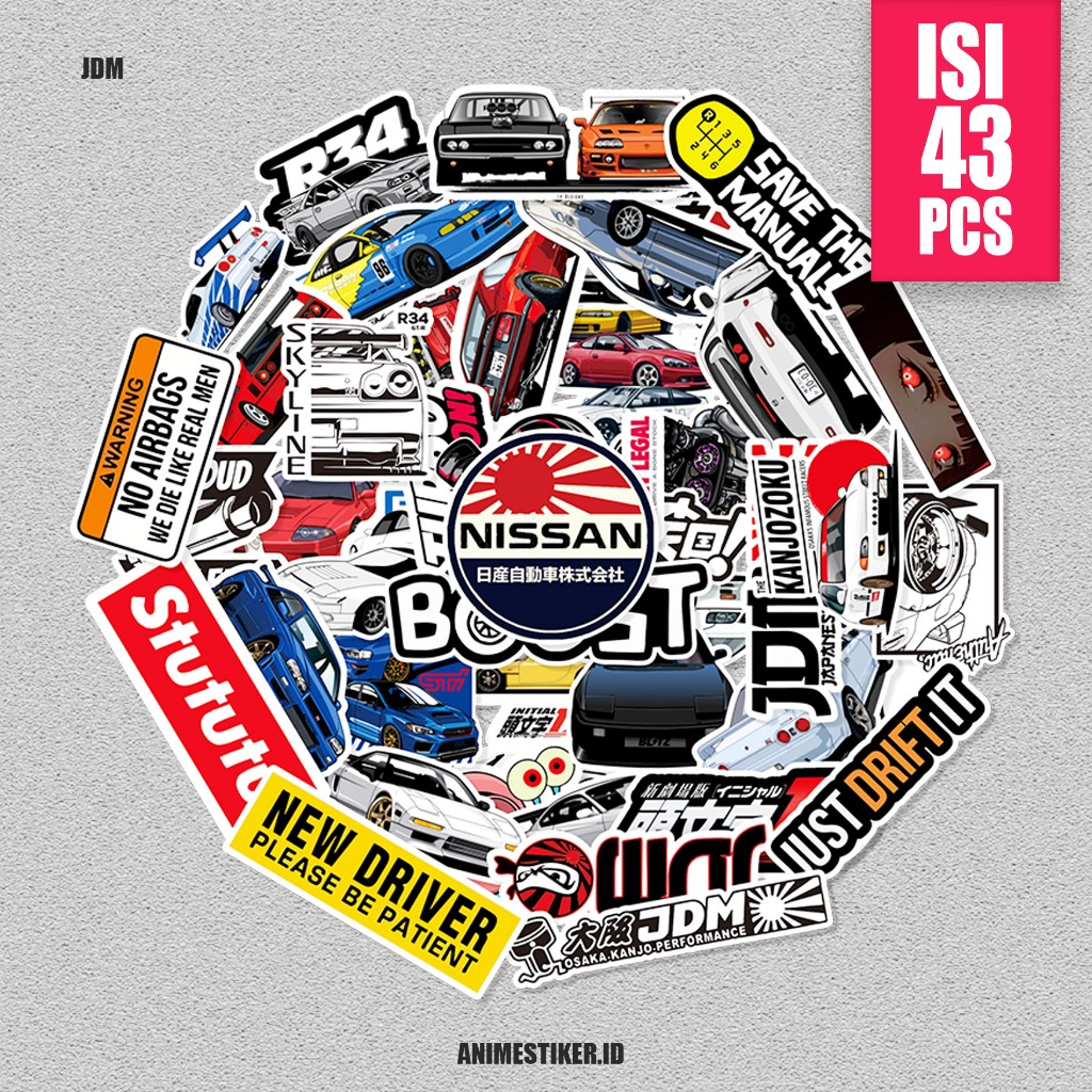 Jual stiker sticker pack JDM stiker pack stiker motor stiker laptop JDM ...