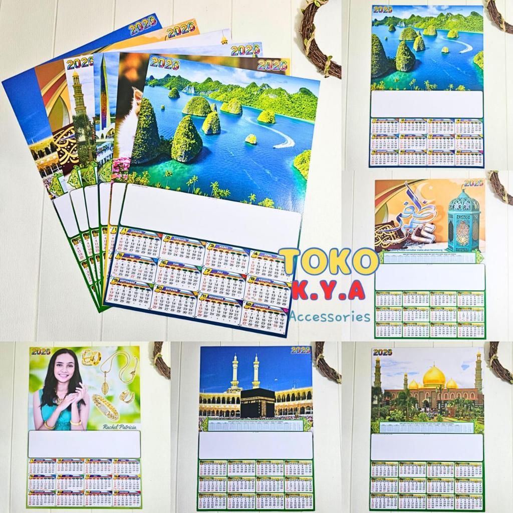 Jual KALENDER POSTER TAHUN 2026/KALENDER DINDING TERMURAH BAHAN TEBAL ...