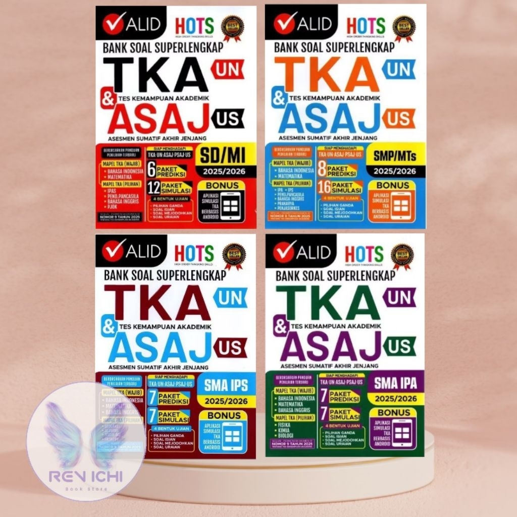 Jual BUKU VALID TKA DAN ASAJ SD / SMP / SMA IPA DAN IPS 2025 - 2026 ...