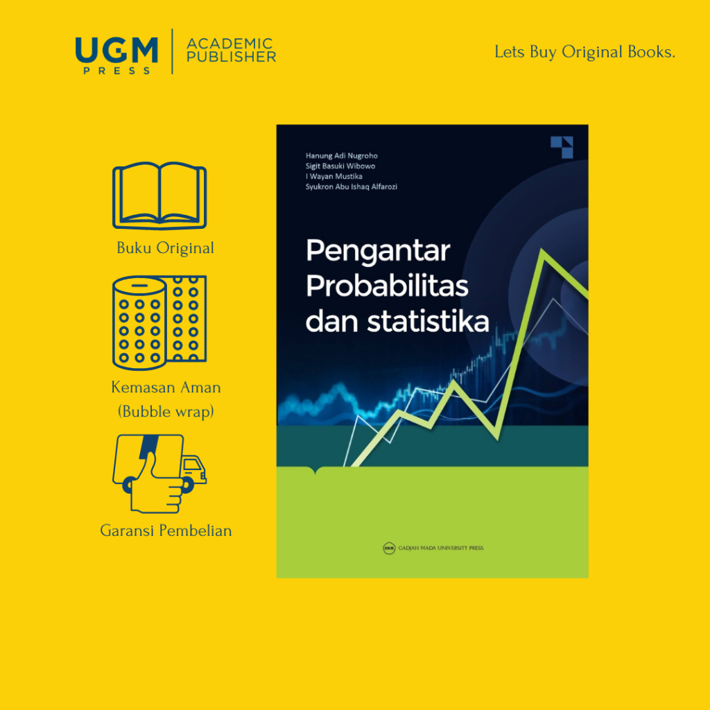 Jual UGM Press Buku Original Pengantar Probabilitas dan Statistika ...