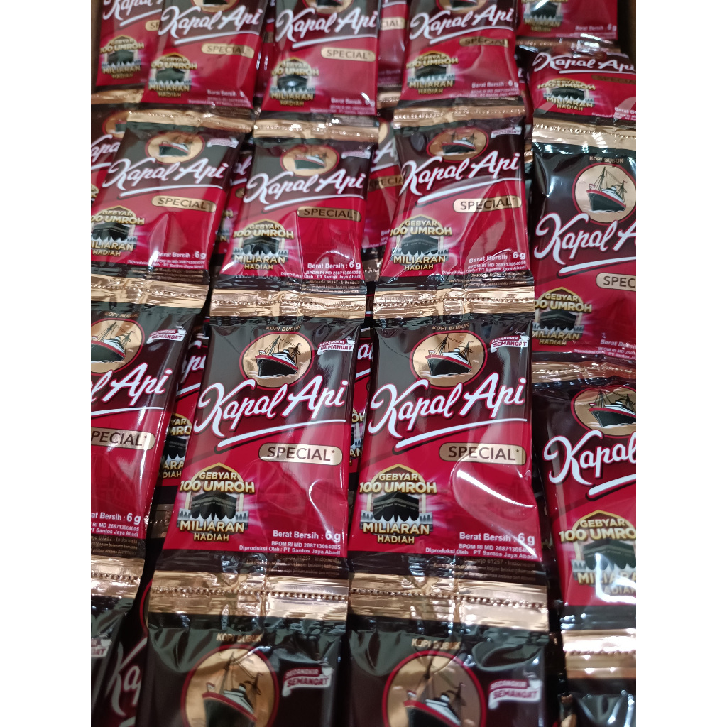 Jual Kopi Kapal Api Mini Sachet 6gr 1 renteng 10pcs | Shopee Indonesia
