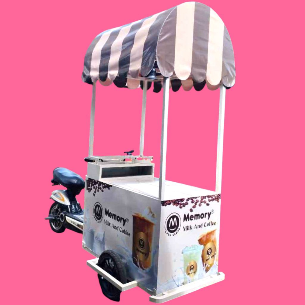 Jual gerobak kopi keliling sepeda listrik kekinian free ongkir | Shopee ...