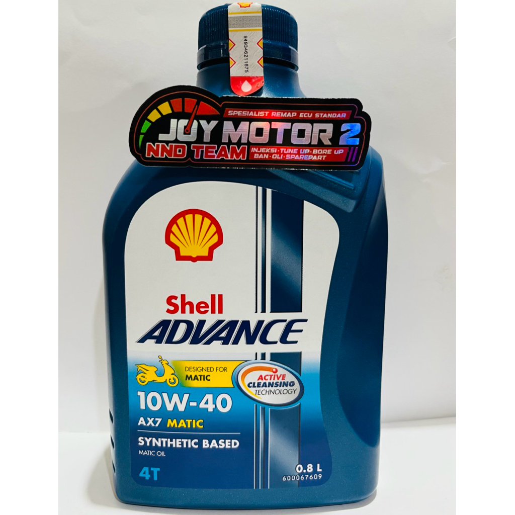 Jual OLI MESIN SHELL MATIC BIRU AX7 10W-40 0,8L ORIGINAL 100% | Shopee ...