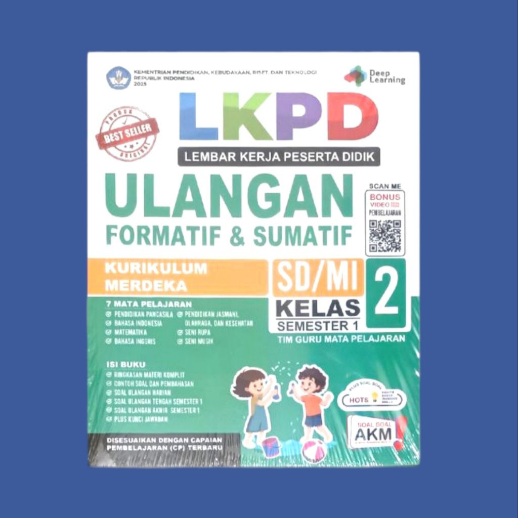 Jual lkpd lembar kerja peserta didik ulangan formatif dan sumatif sd/mi ...