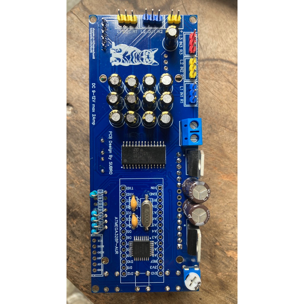 Jual PO produk jadi tda7419 tinggal pakai / tone kontrol digital ...