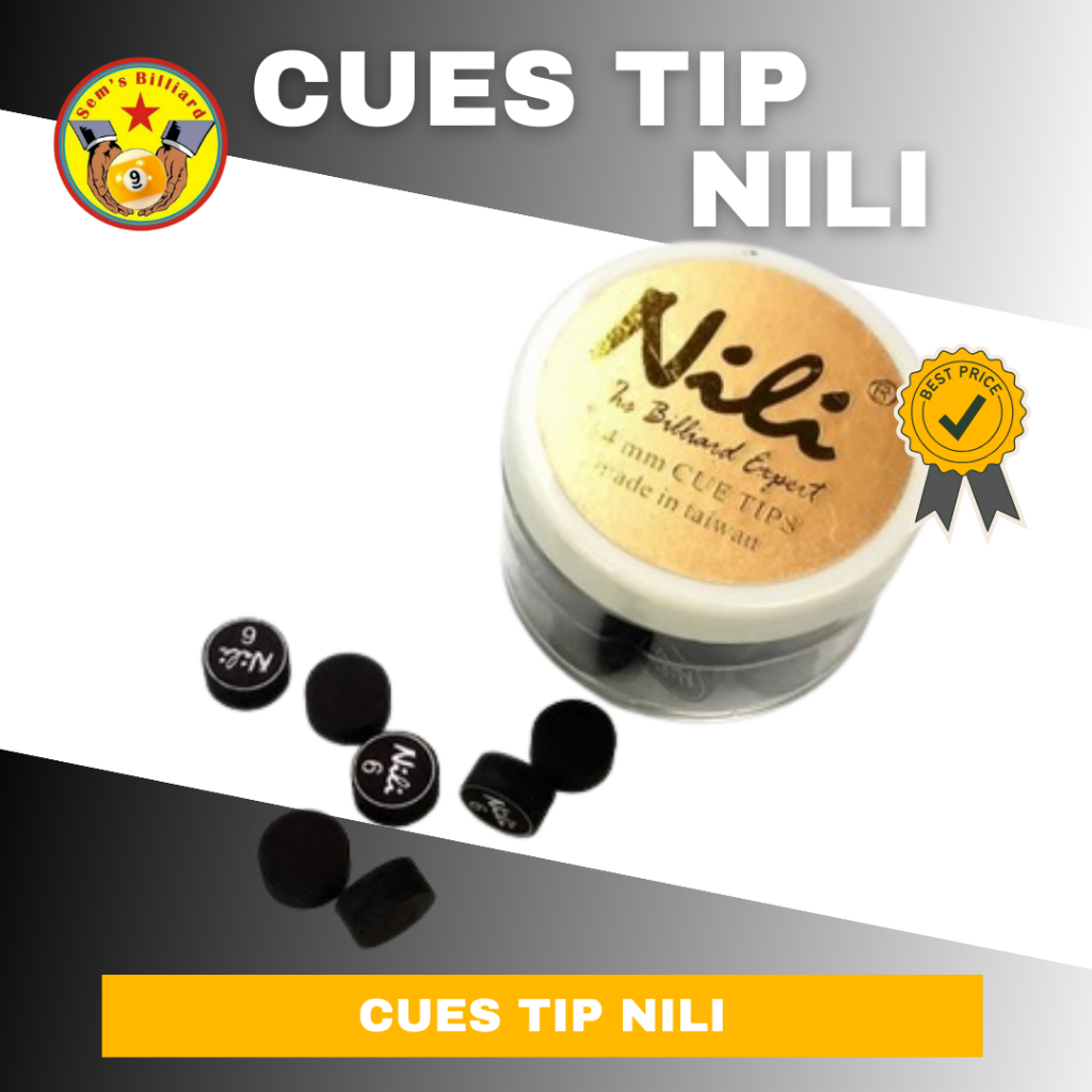Jual Master Tip Stick Billiard Nili Box - Cue Tip Nili Box - Tip Stick ...