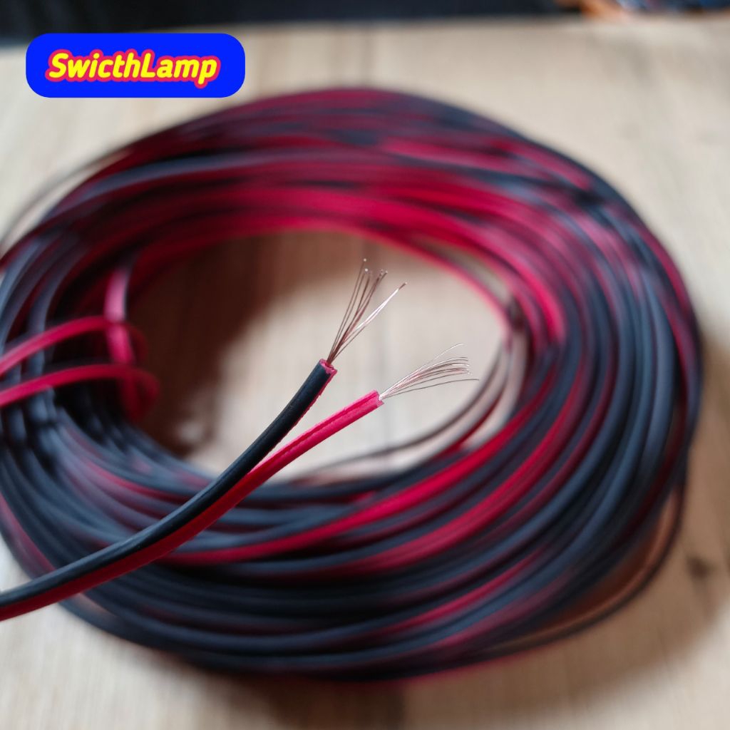 Jual Kabel merk ELECTRON 2 x 14 Merah hitam per 1 meter - Kabel audio ...