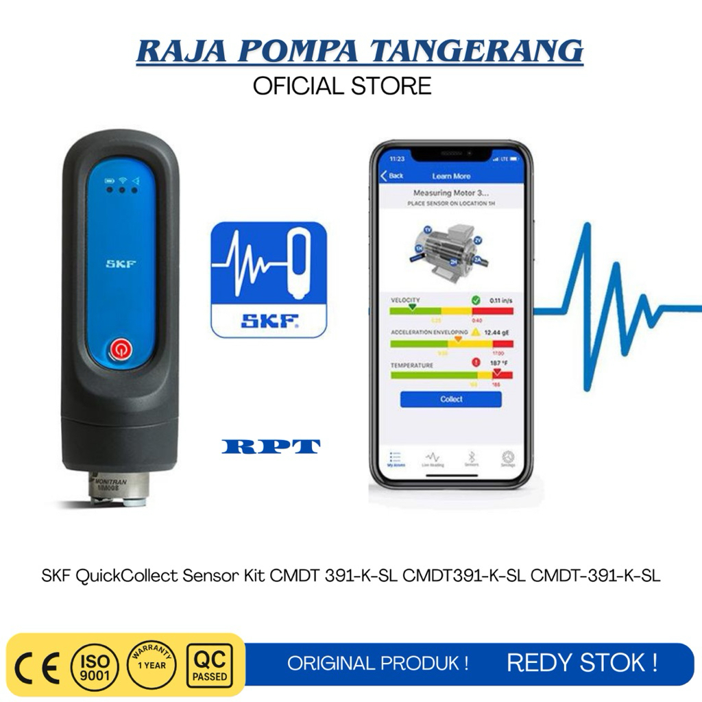 Jual SKF QuickCollect Sensor Kit CMDT 391-K-SL CMDT391-K-SL CMDT-391-K ...