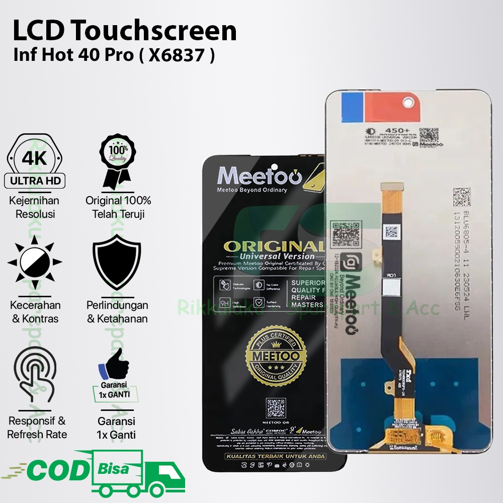 Jual LCD Touchscreen Infinix Hot 30 (X6831) / Hot 30 5G (X6832) / Note ...