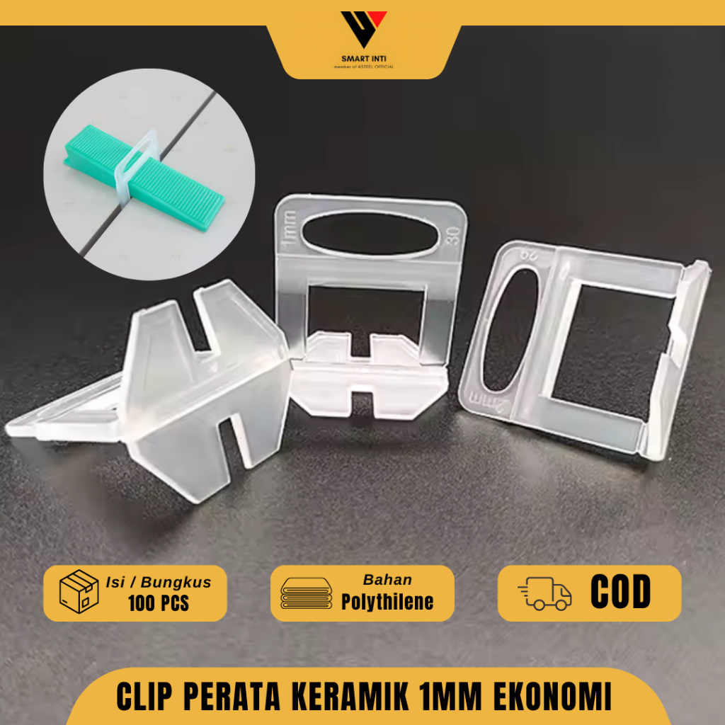 Jual ASTEEL Alat Perata Keramik Clip Spacer Tile Leveling Granit Klip ...