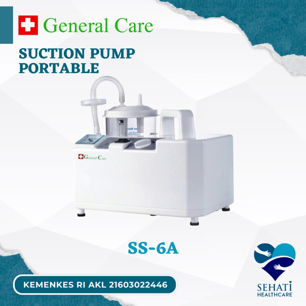 Jual General Care Suction Pump Portable SS-6A Alat Bantu Penafasan Alat ...