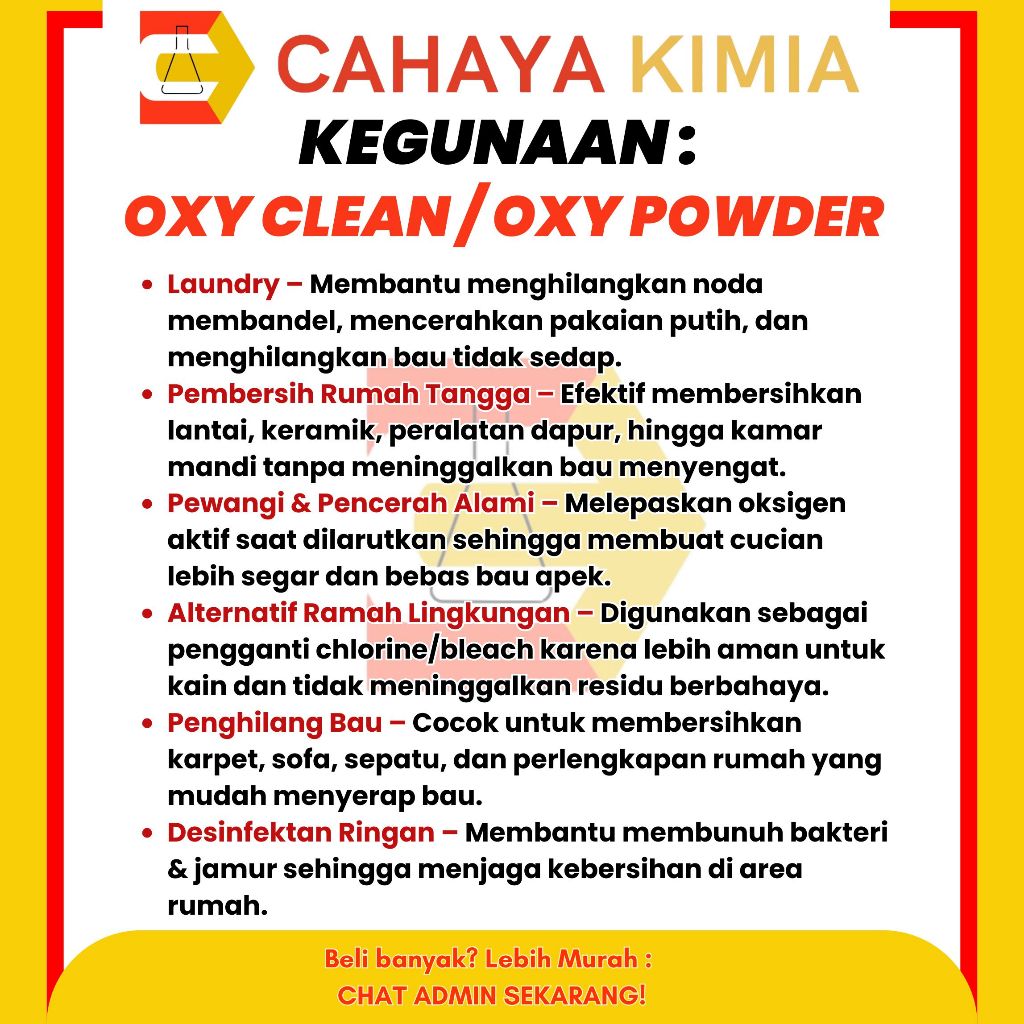 Jual Bahan Baku Detergent / SPC / Oxy Powder - 25kg | Shopee Indonesia