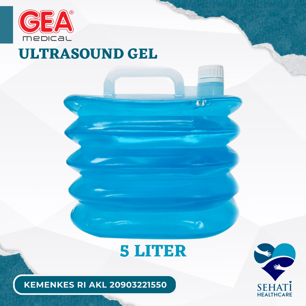 Jual Gea USG Gel 5 Liter Ultrasound Jelly Peralatan Ibu Hamil Doppler ...