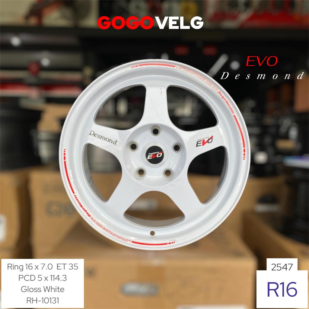 Jual Velg Mobil R16 Evo Regamaster PCD 5X114,3 lebar 7 ET 35 Innova ...