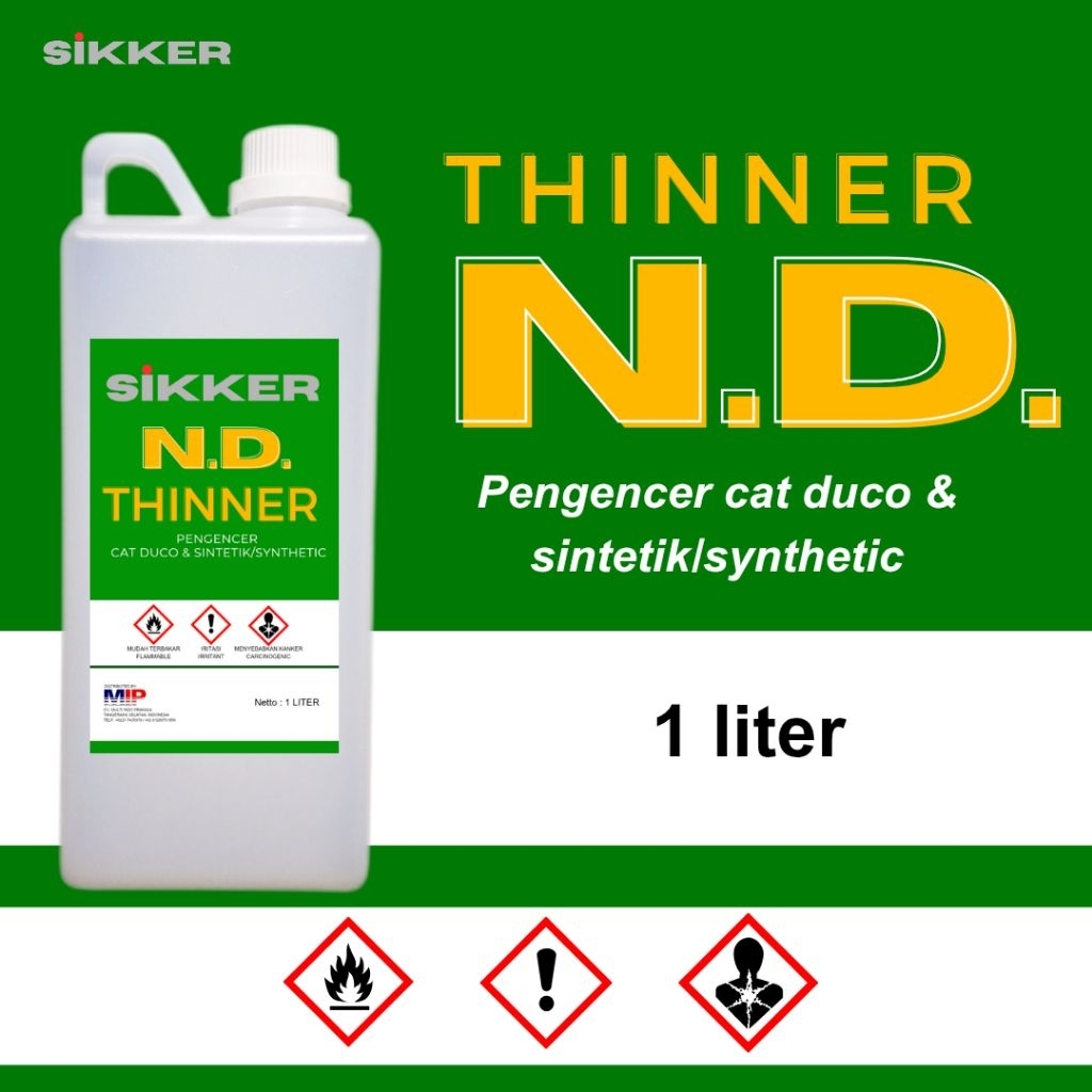 Jual Thinner ND - Thiner ND - tiner ND 1 liter | Shopee Indonesia