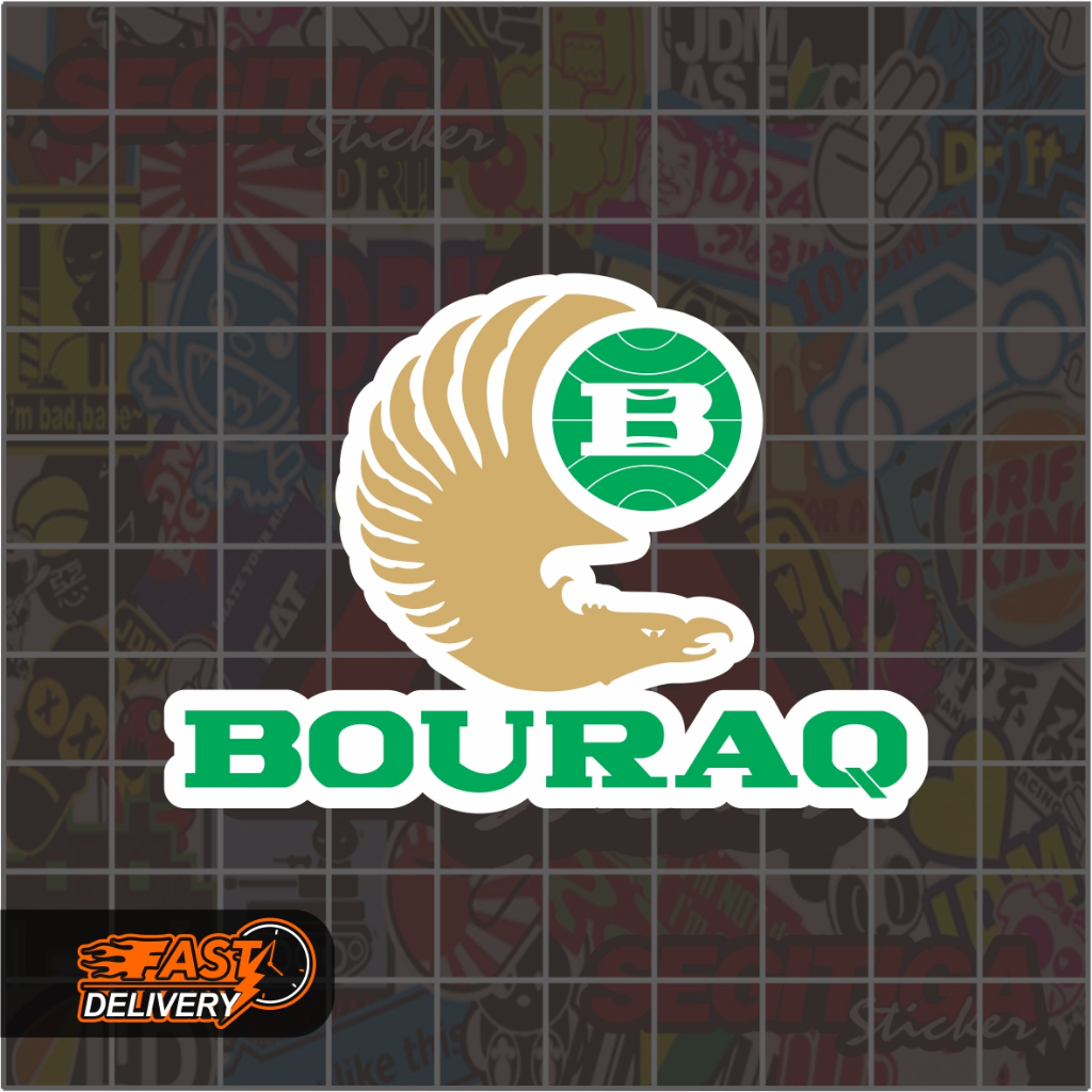 Jual Sticker Bouraq Ukuran 7 x 5 Cm | Shopee Indonesia