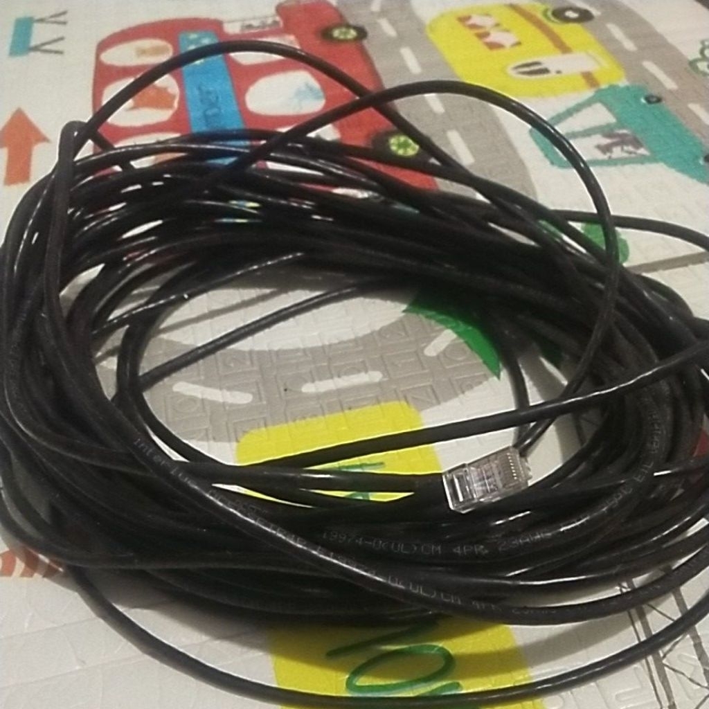 Jual Kabel Line bekas set 20m soket Rj45 | Shopee Indonesia