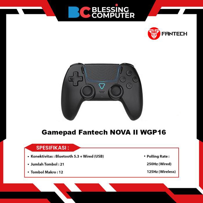 Jual Gamepad Fantech NOVA II WGP16 - Black | Shopee Indonesia