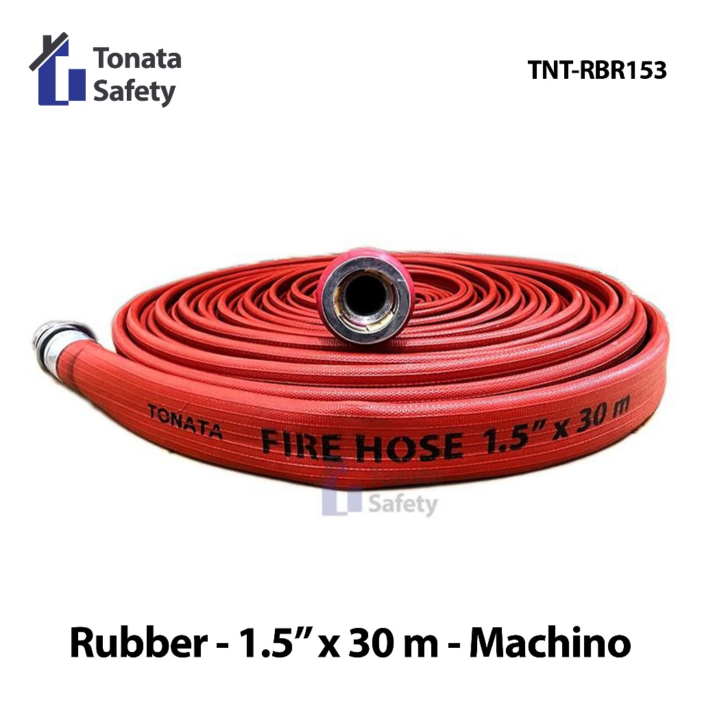 Jual Tonata Fire Hose Rubber Selang Pemadam 1.5 Inch x 30M | Shopee ...