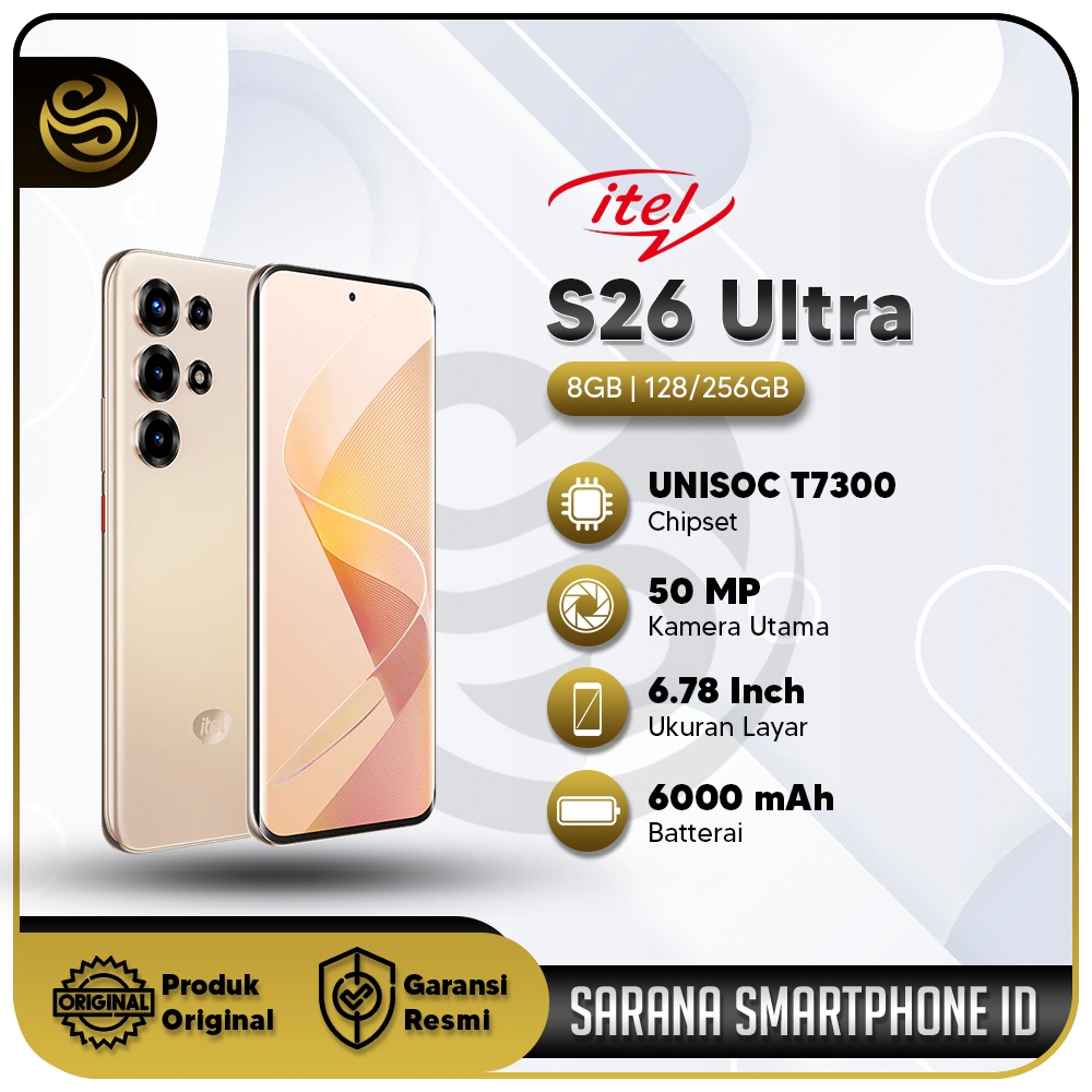 Jual ITEL S26 ULTRA 8/256 8/128 GB RAM 8GB ROM 256GB 128GB GARANSI RESM ...