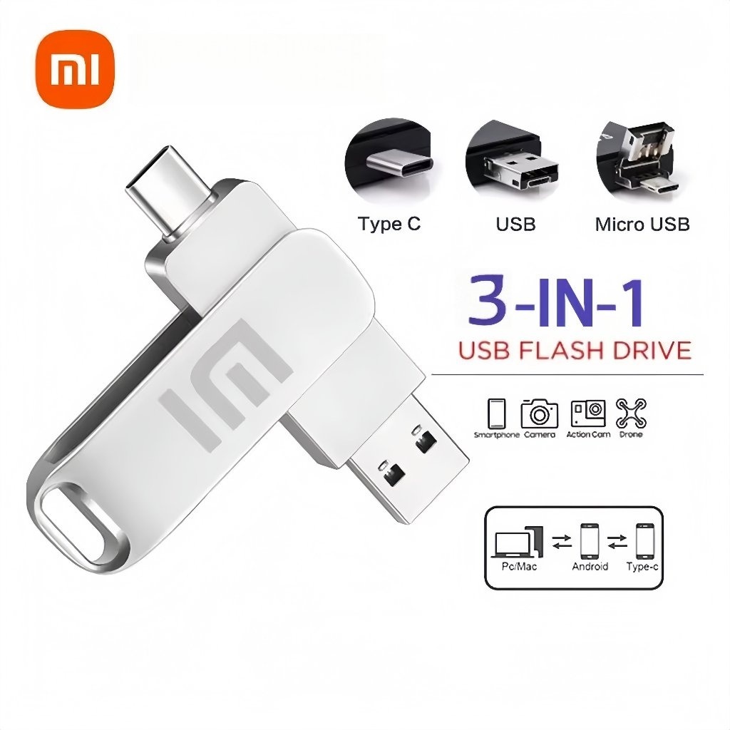 Jual Mi Flashdisk OTG TYPE-C Flashdisk Kecepatan Tinggi 128GB/256GB ...