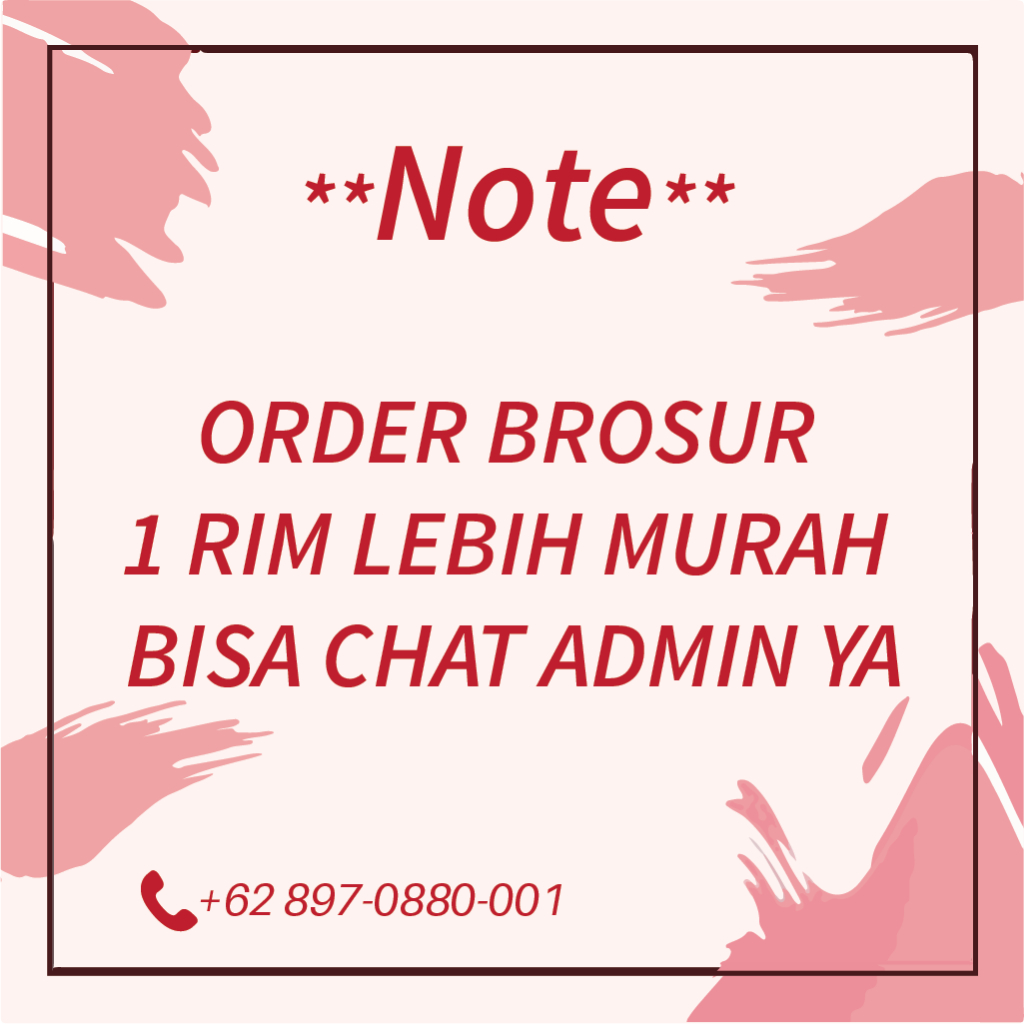 Jual CETAK CUSTOM BROSUR ART PAPER 150 gsm BROSUR FLYER CUSTOM PRODUK BROSUR LEAFLET SUKA - SUKA ...